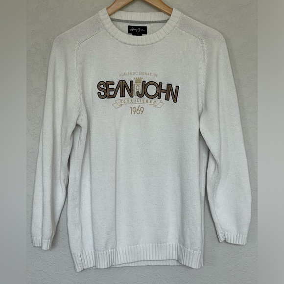 Sean John | Sweaters | Vintage Sean John Embroidered Sweater | Poshmark